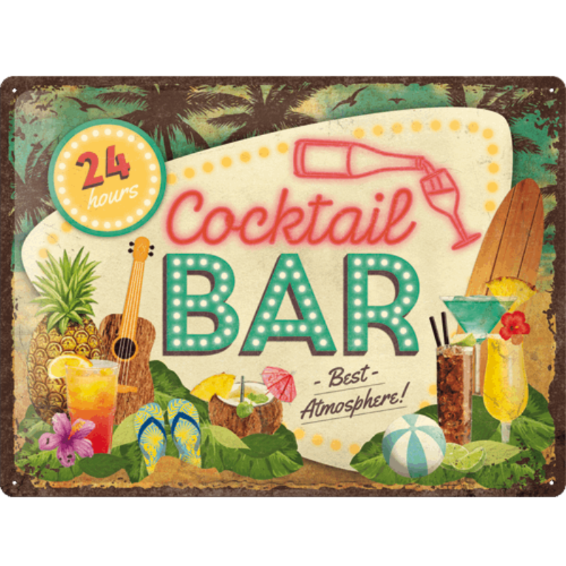 Nostalgic Art Coctail Bar Skilt - Nostalgic Art - Bike-Shoppen