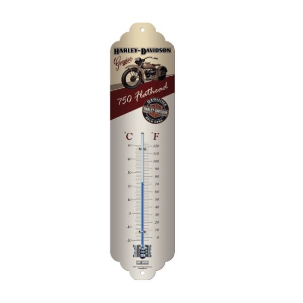 Nostalgic Art Harley Davidson Flathead Thermometer - Nostalgic Art ...