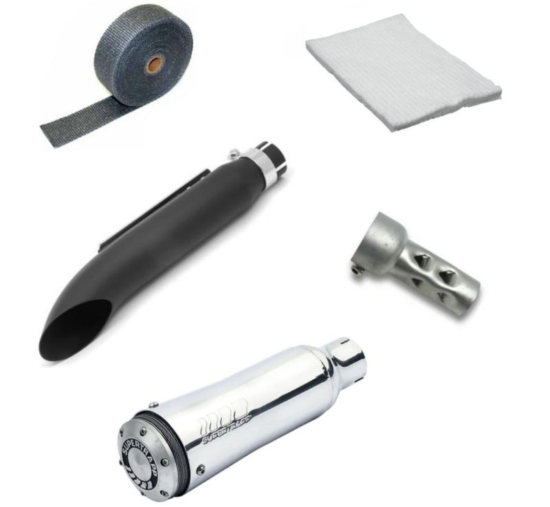 Universal MC Udstødning - Bike-netshoppen.dk