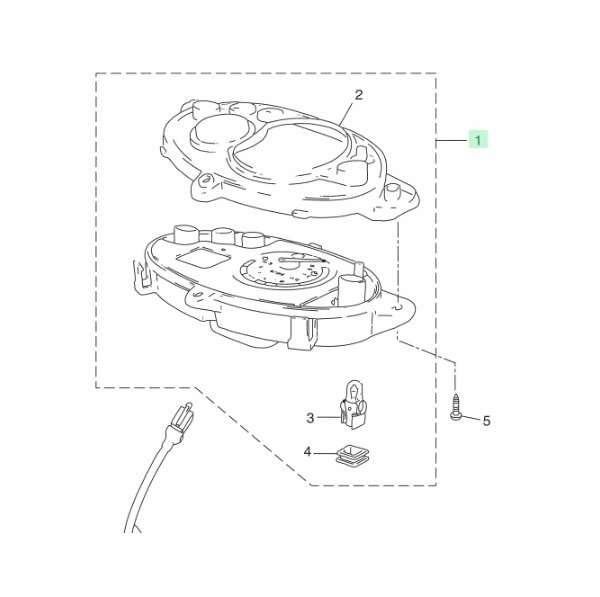 Speedometer Original - Yamaha JogR - Jog R - Bike-Shoppen